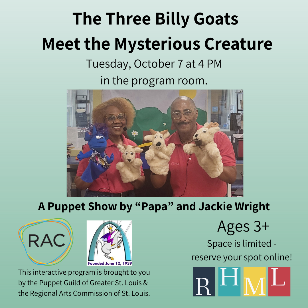 Three Billy Goats Meet the Mysterious Creature Puppet Show – Richmond ...