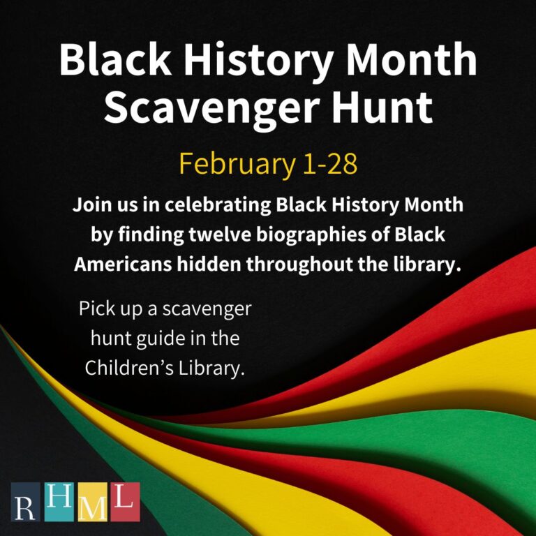 Black History Month Scavenger Hunt – Richmond Heights Memorial Library